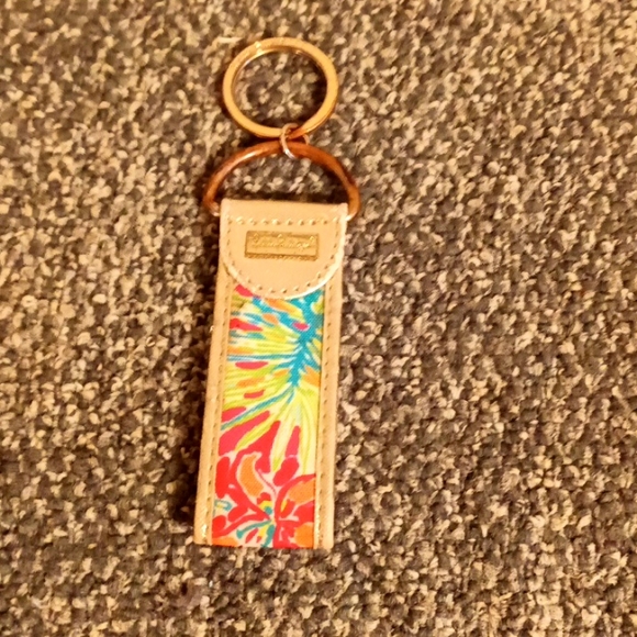 Lilly Pulitzer | Accessories | Lilly Pulitzer Floral Keychain | Poshmark
